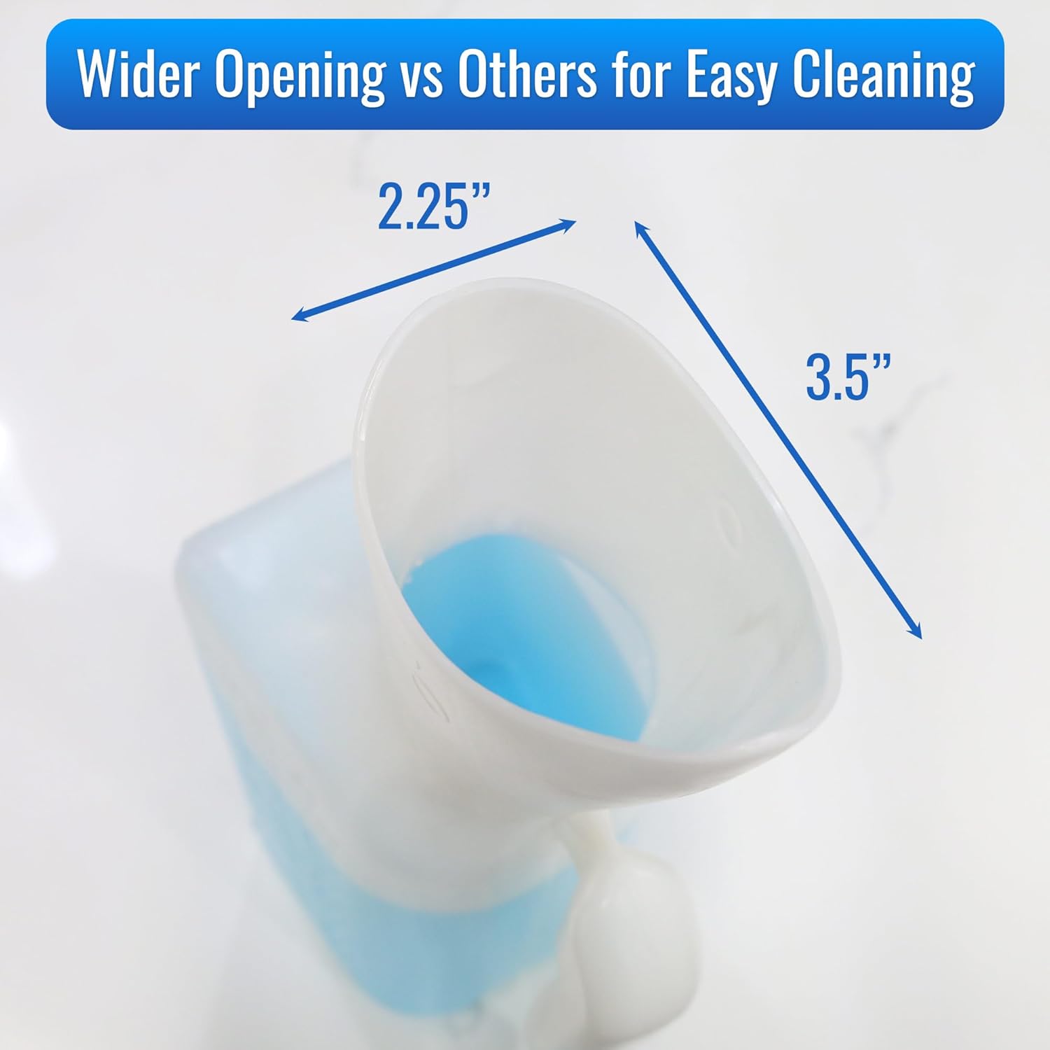 HealthSmart 1 Quart Female Urinal