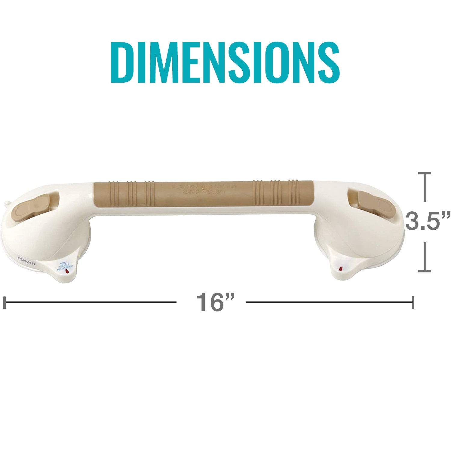 HealthSmart Suction Cup Grab Bars