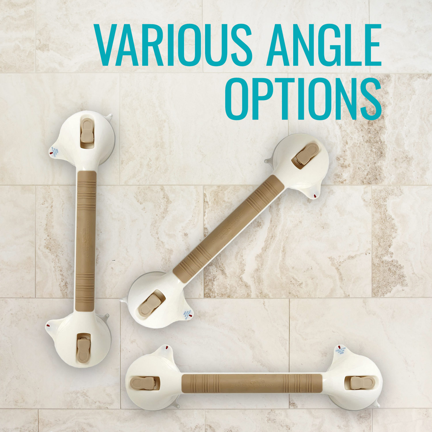 HealthSmart Suction Cup Grab Bars